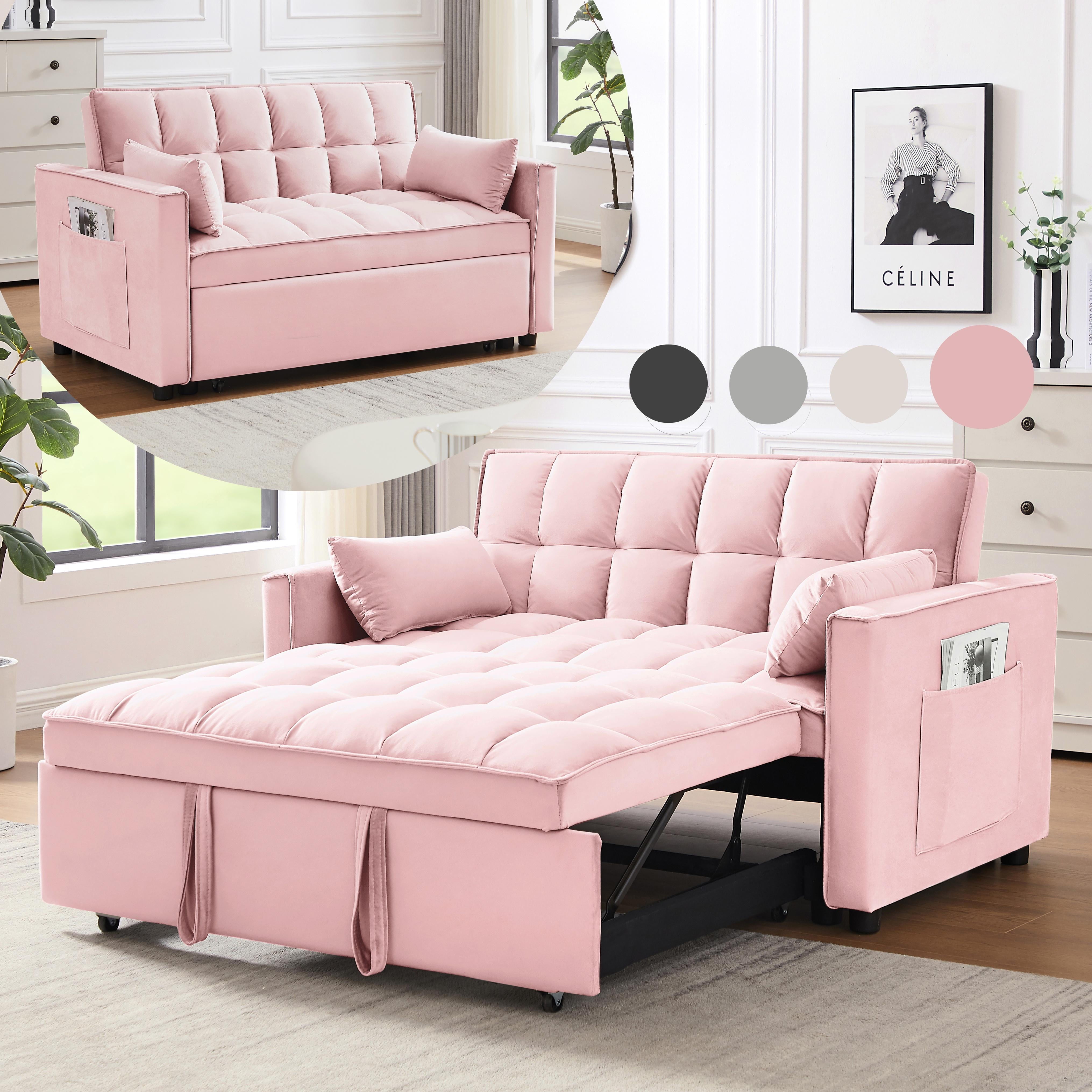 Bellemave Sleeper Sofa Bed 3-in-1 Convertible Couch with Pullout Bed ...
