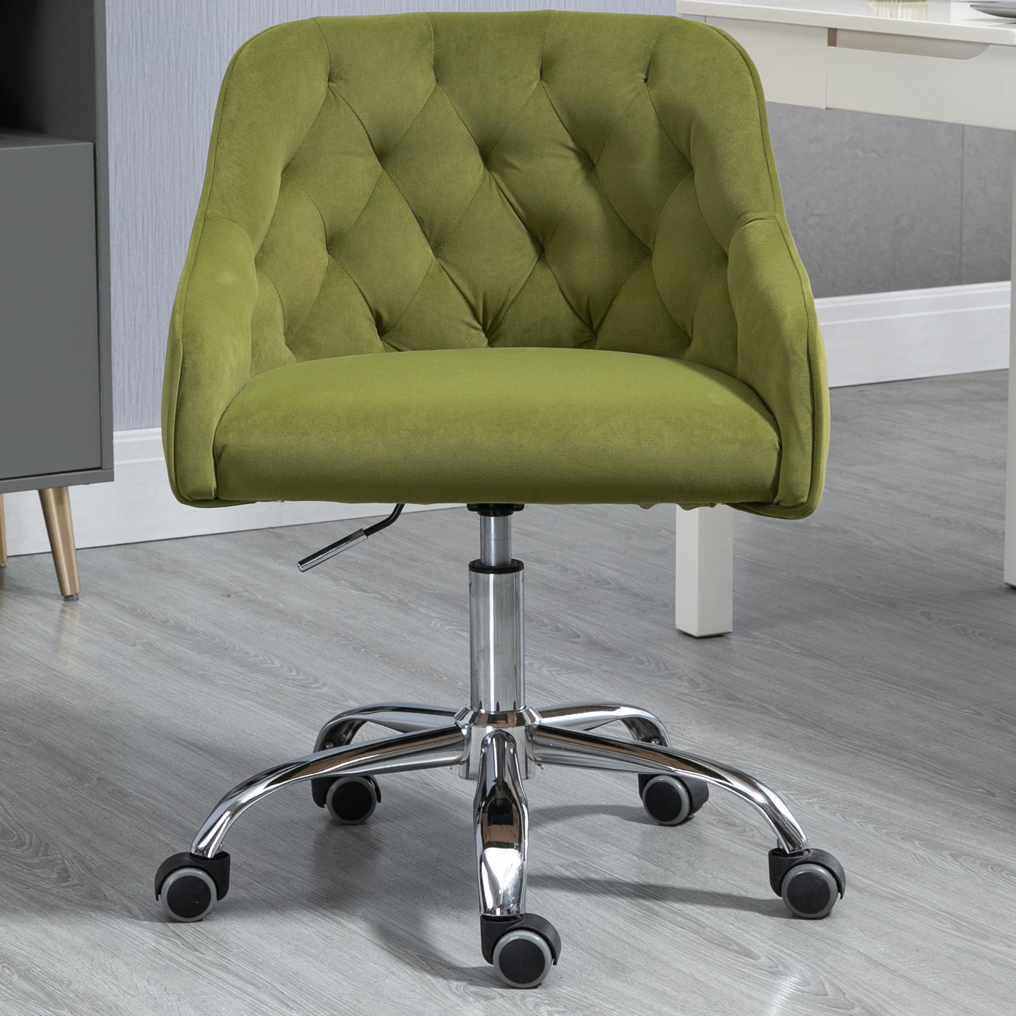 Bellemave Swivel Accent Chair with Wheels for Home Office, Modern ...