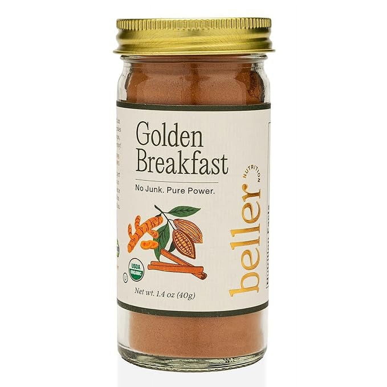 Beller Nutrition Golden Breakfast DEF29 Organic Ceylon Cinnamon Blend ...