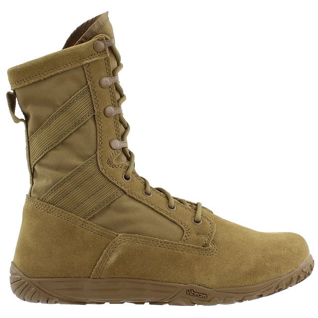 Belleville Men's Mini-Mil Lace Up Leather Work Safety Shoes, Skid Proof ...