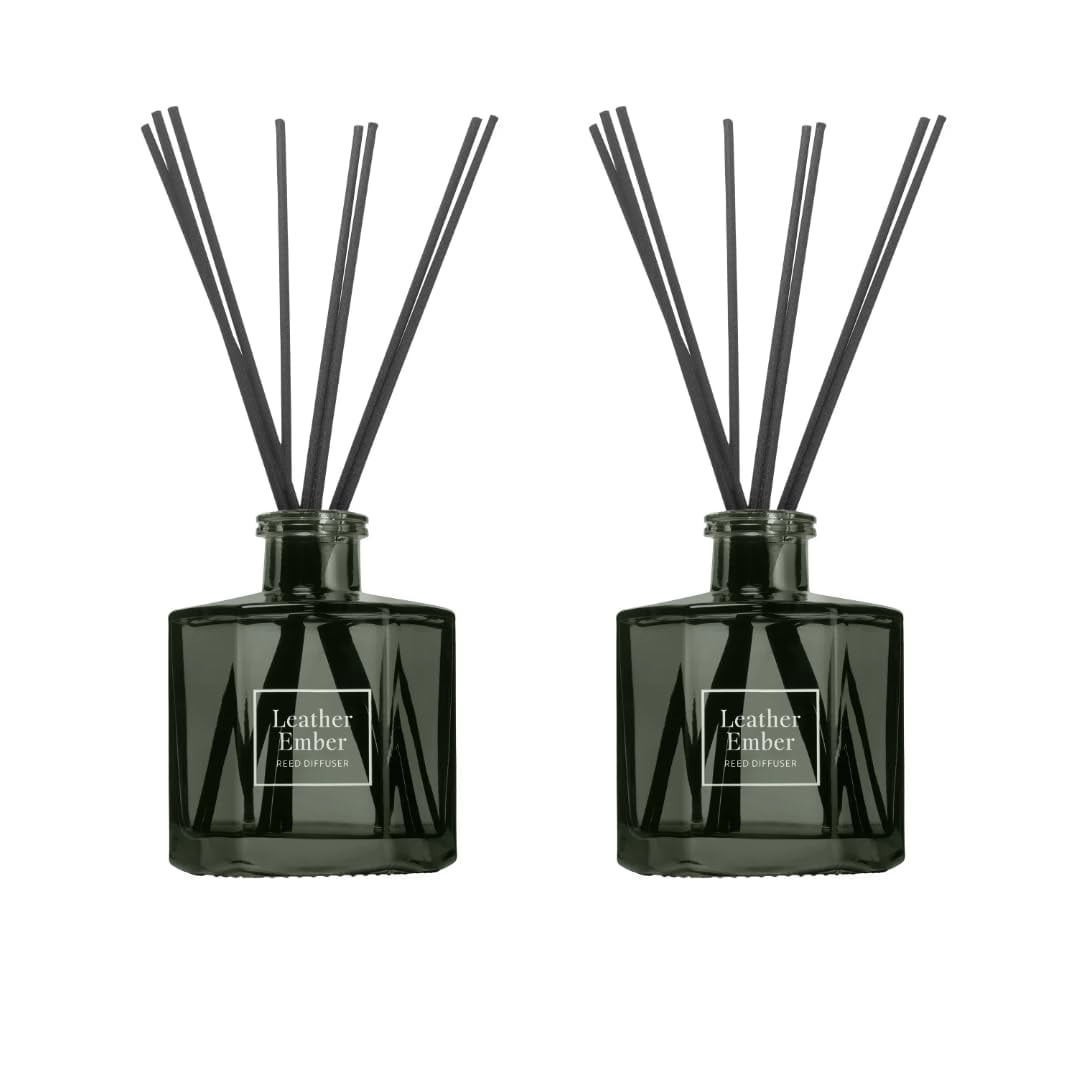 Bellevue Diffuser, 6 fl oz Glass Filled Diffuser, Highly Concentrated Fragrances with Essential ...