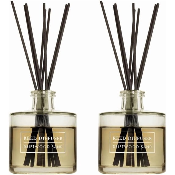 Bellevue Reed Diffuser, 6 fl oz Glass Filled Diffuser, Highly ...