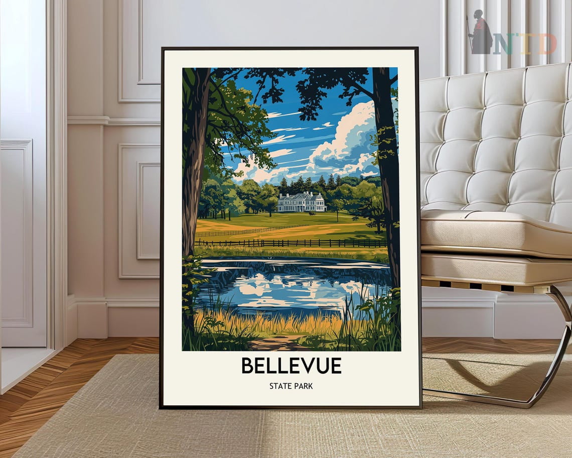 Bellevue State Park Print, Bellevue State Parkbellevue State Park ...