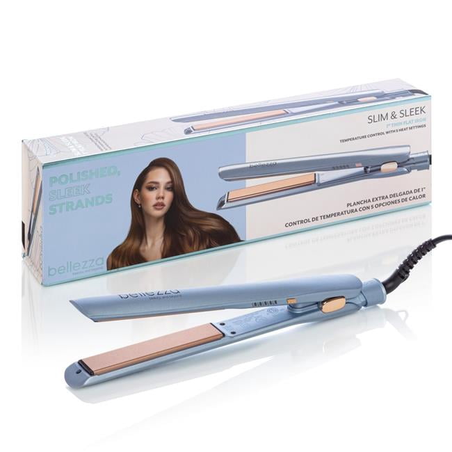 Bellezza BZA-FI-PROSLM-PWDB Slim & Sleek | 1' Temperature Control Flat ...