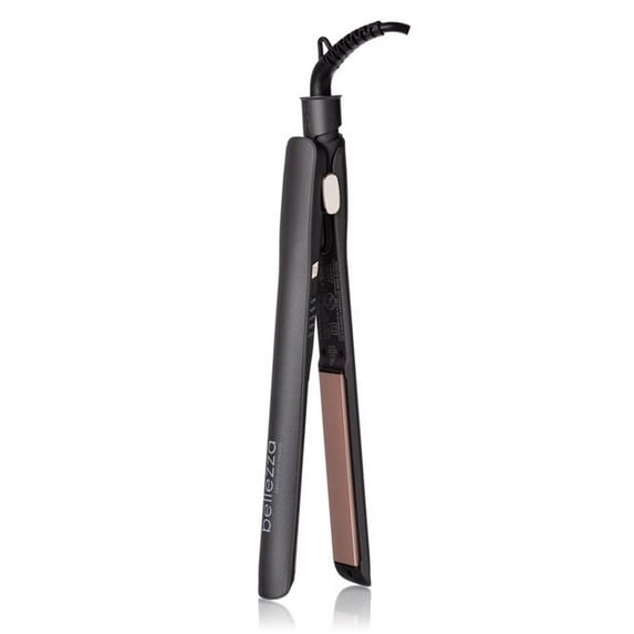 Bellezza Slim & Sleek | 1' Temperature Control Flat Iron | Titanium ...