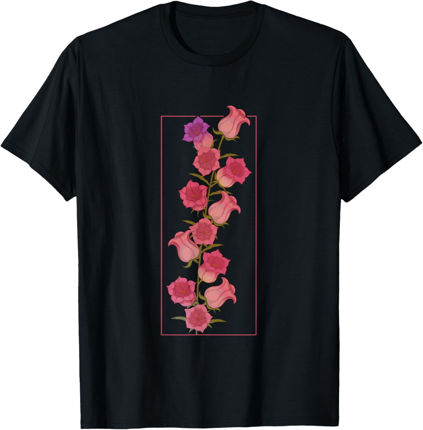 Bellflower Floral Wildflower Blossom T-Shirt - Walmart.com