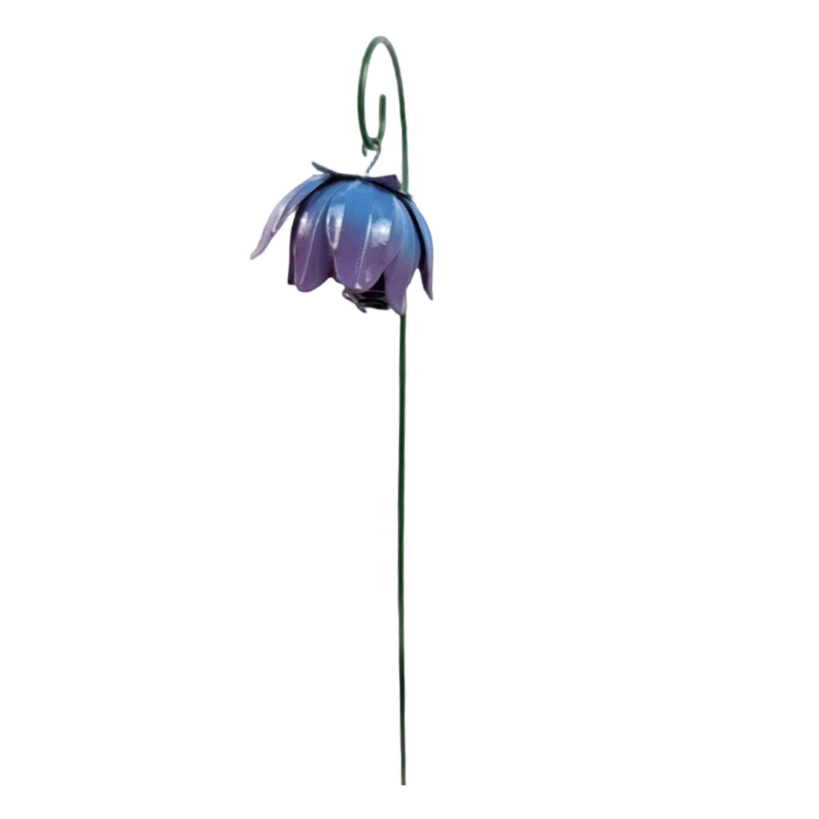 Bellflower Shaped Metal Garden Stake Weatherproof Decorative Flower ...