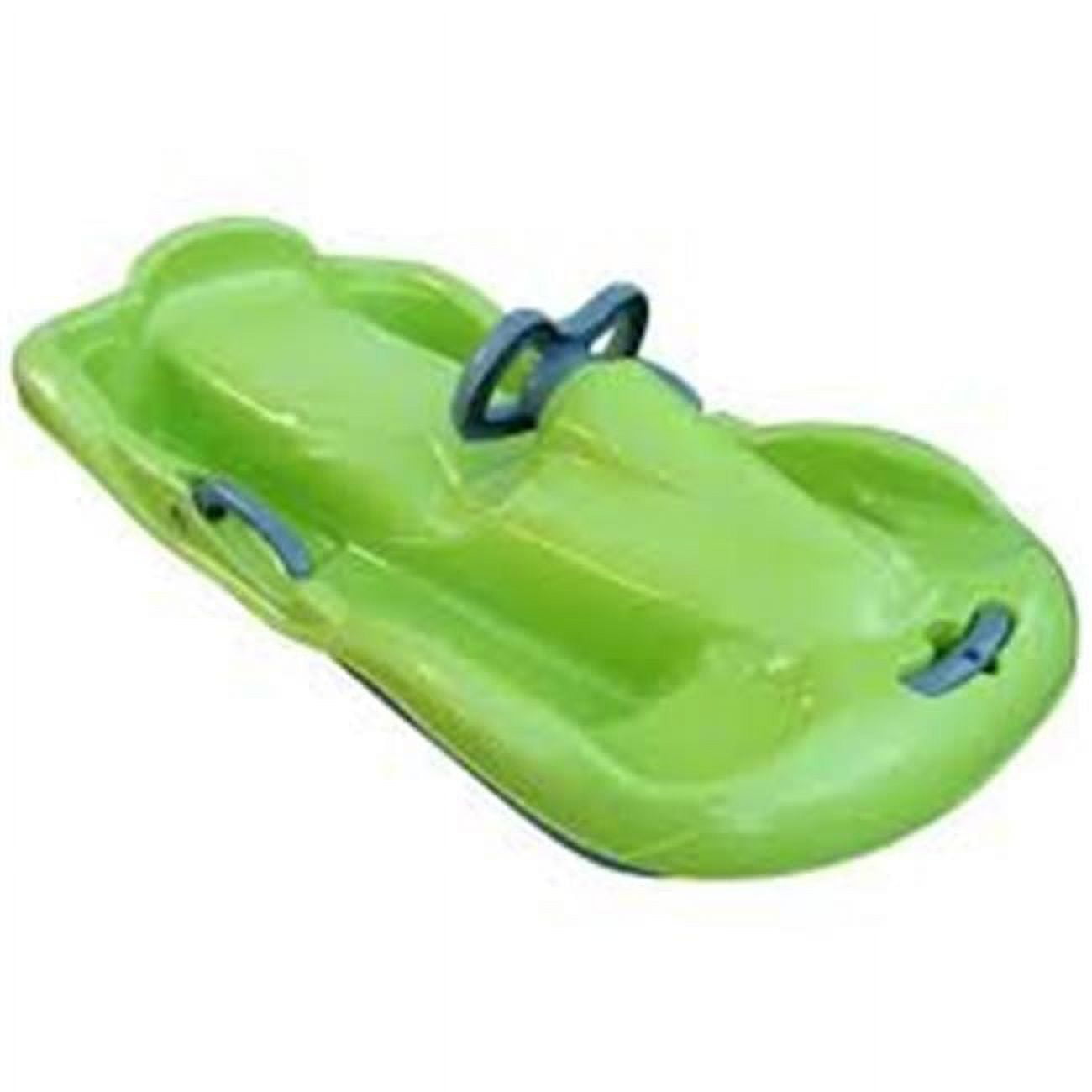 Belli BE02186 Green Steerable Snow Sled with Brake & Handle Cord for ...