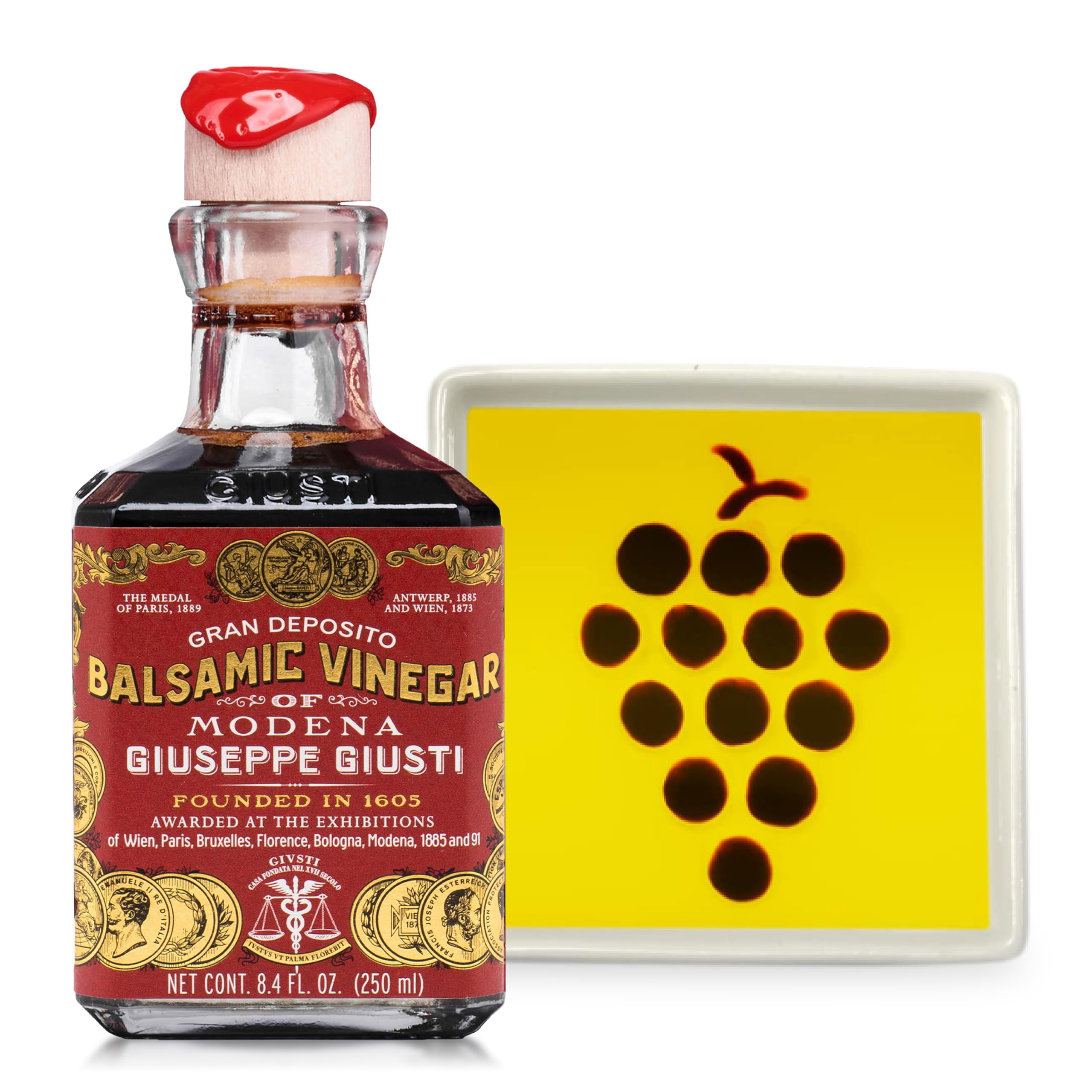 Bellina Gourmet Balsamic Gift Set - Bread Dipping Set with Giuseppe ...