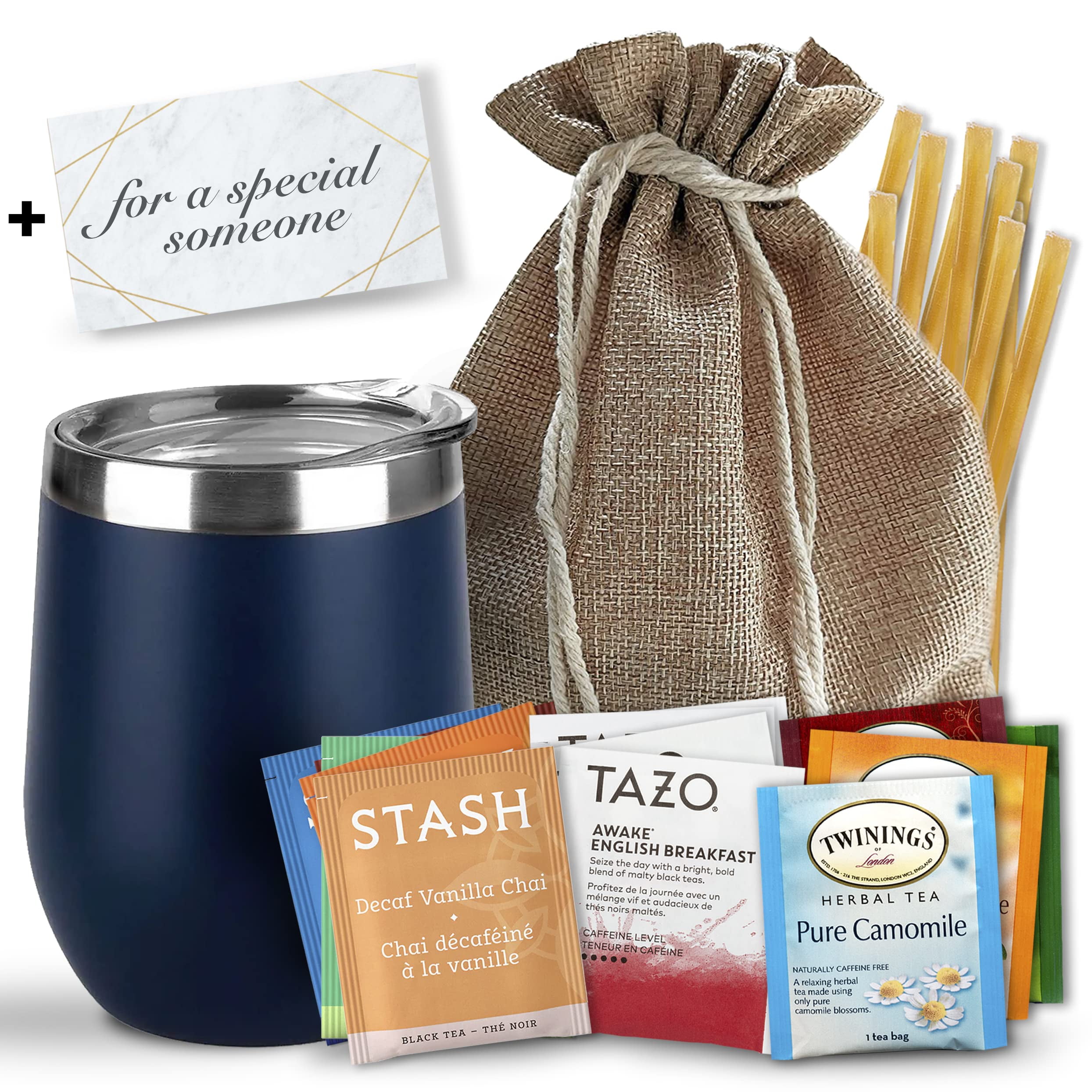 Bellina Tea Gift Baskets for Women and Men - For a Special Someone ...