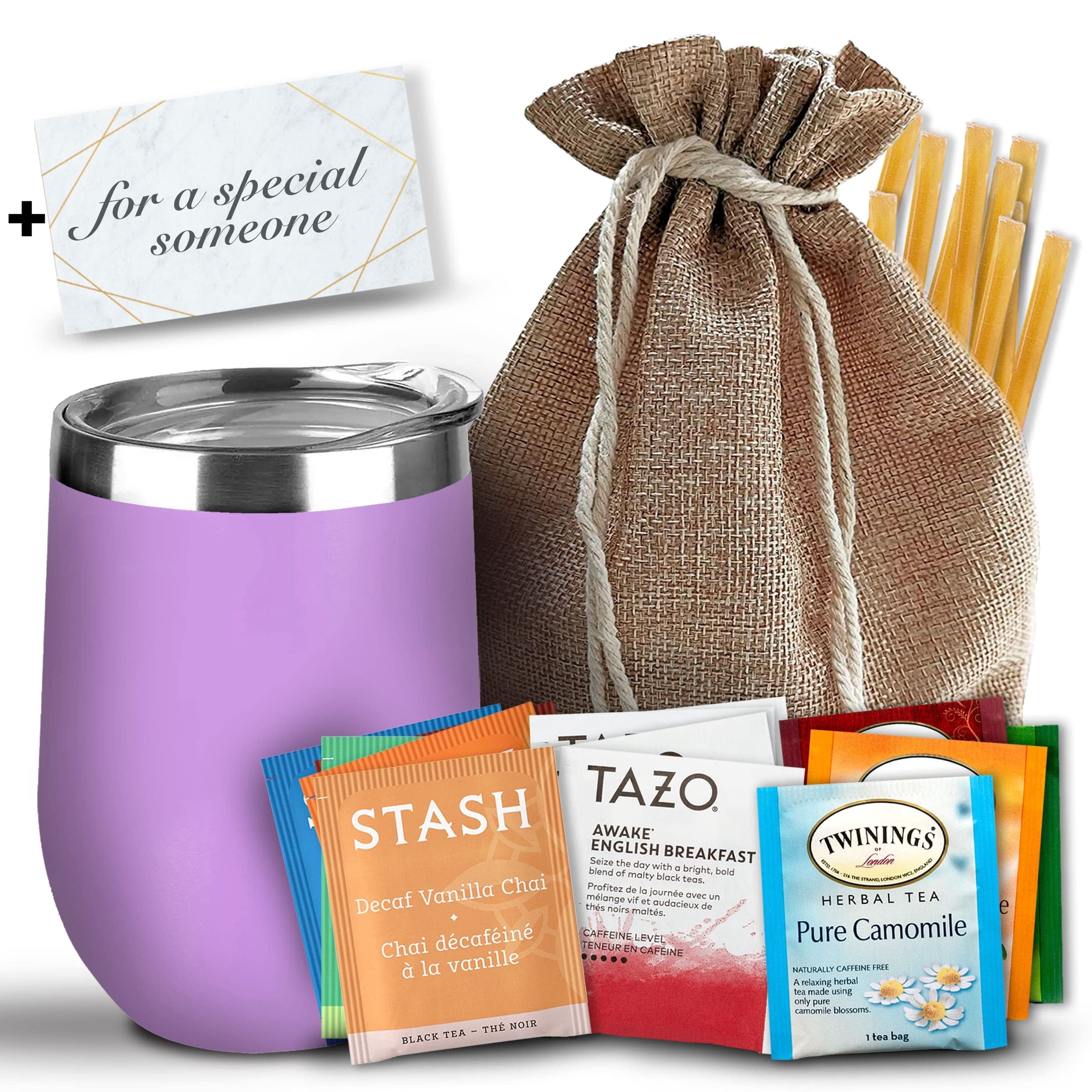 Bellina Tea Gift Baskets for Women and Men - For a Special Someone ...