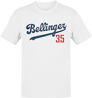 Bellinger 35 Baseball Shirts Shirt Jersey Player Number Vintage Retro ...