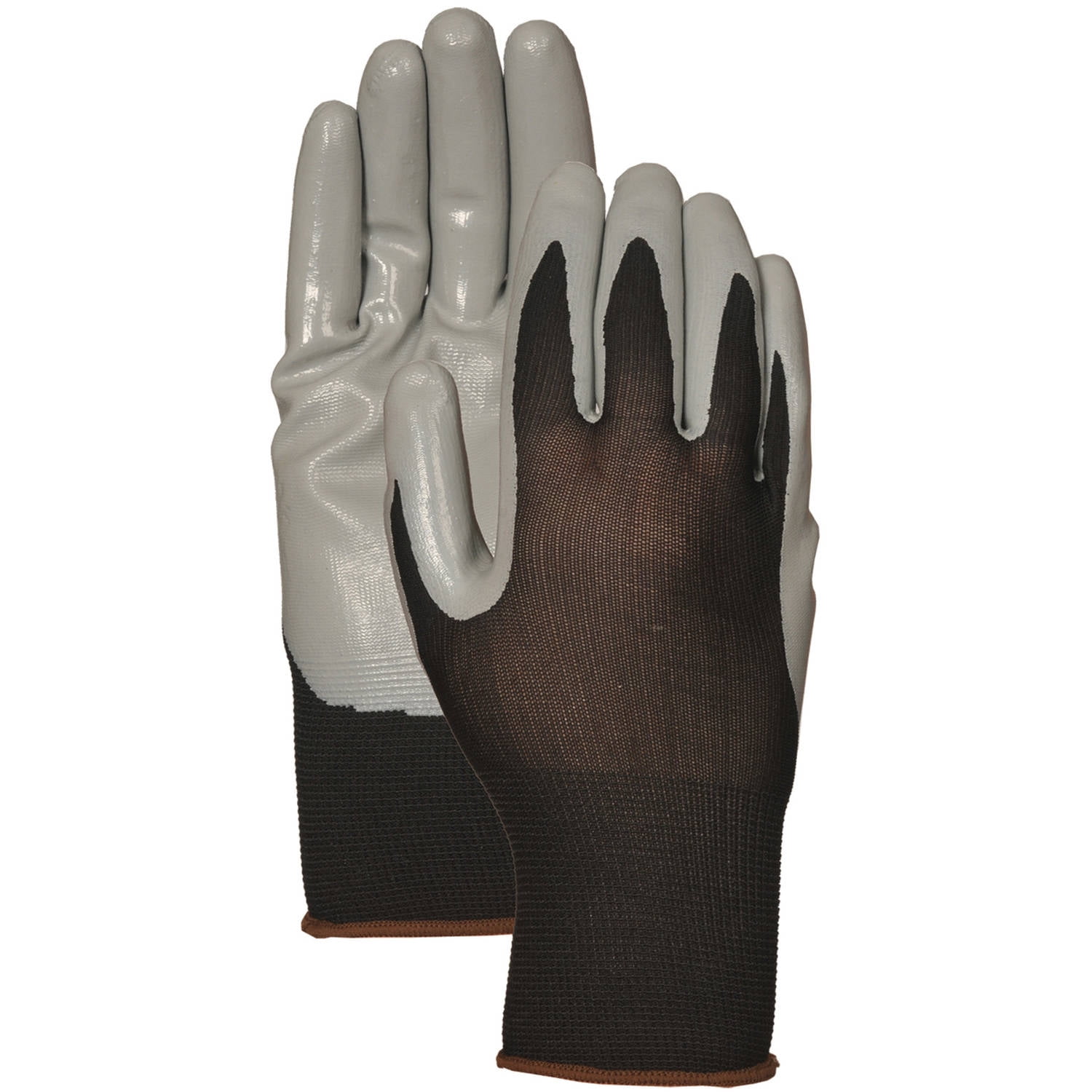 Bellingham Glove C3701M Medium Gray Nitrile Palm Gloves - Walmart ...