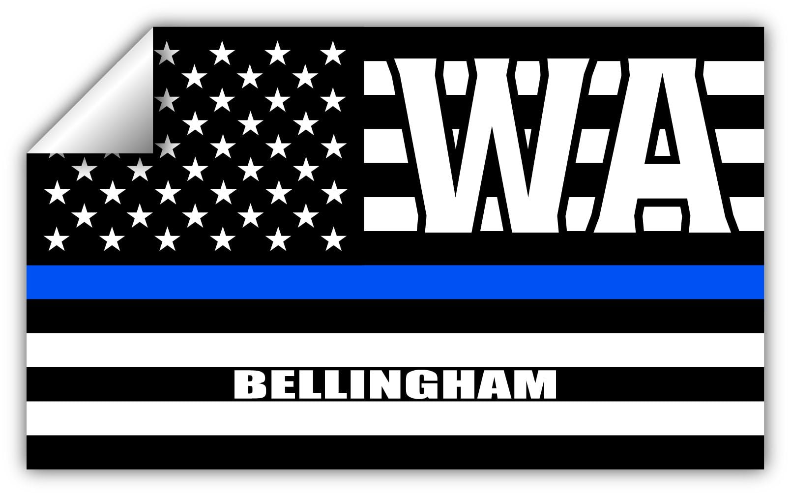 Bellingham WA Washington Whatcom County Thin Blue Line Stealthy USA ...