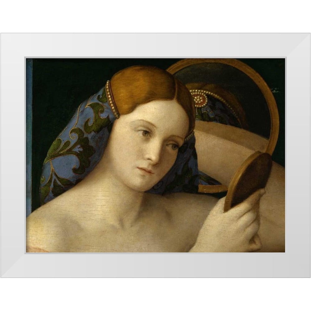 Bellini, Giovanni 32x25 White Modern Wood Framed Museum Art Print ...