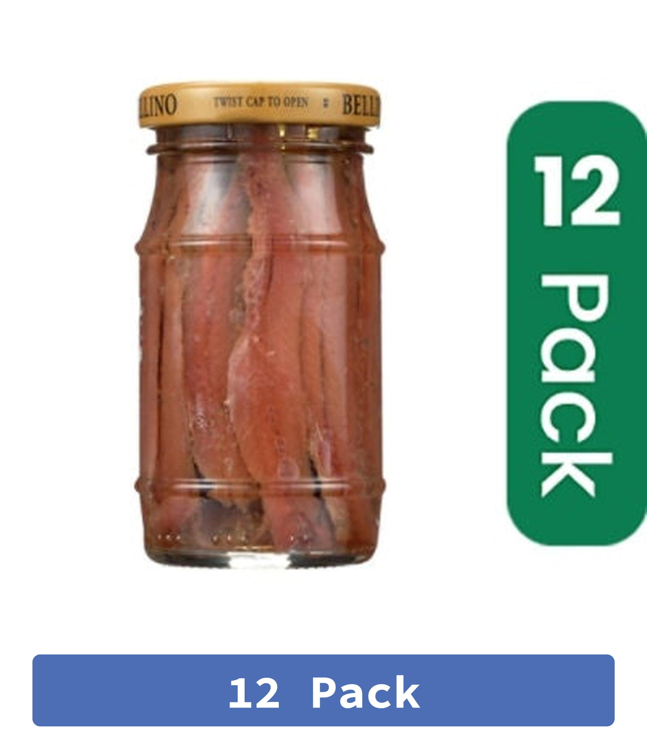 Bellino Anchovy Fillets 4.25 oz (Pack Of 12) - Walmart.com