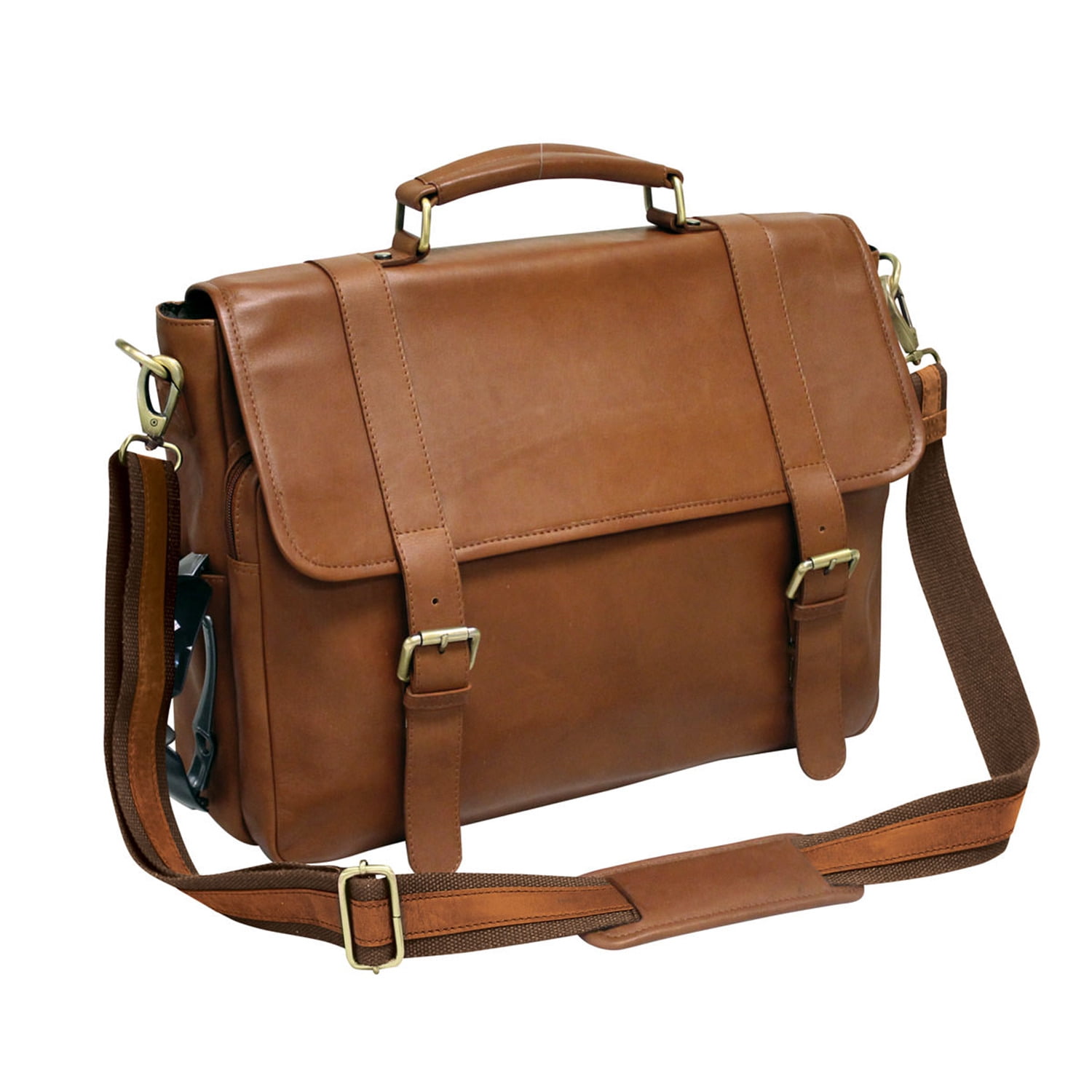 Bellino Marshall Leather Briefcase - Walmart.com