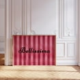 Bellissima Girly Pink Red Retro Maximalist Bathroom Poster Unframed ...