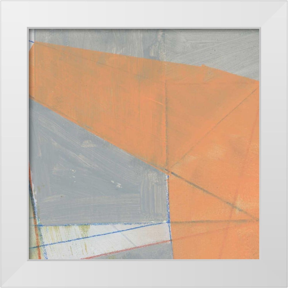 Bellissimo Art 20x20 White Modern Wood Framed Museum Art Print Titled ...