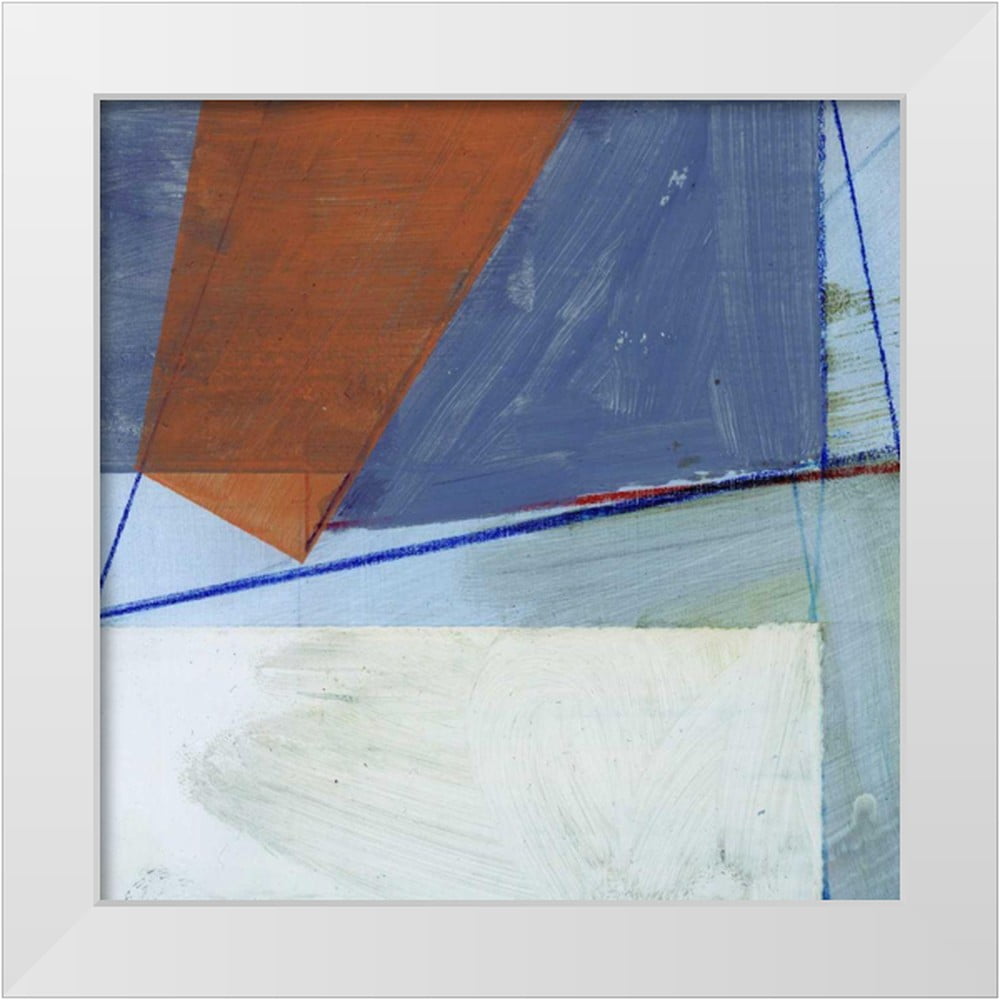 Bellissimo Art 26x26 White Modern Wood Framed Museum Art Print Titled ...