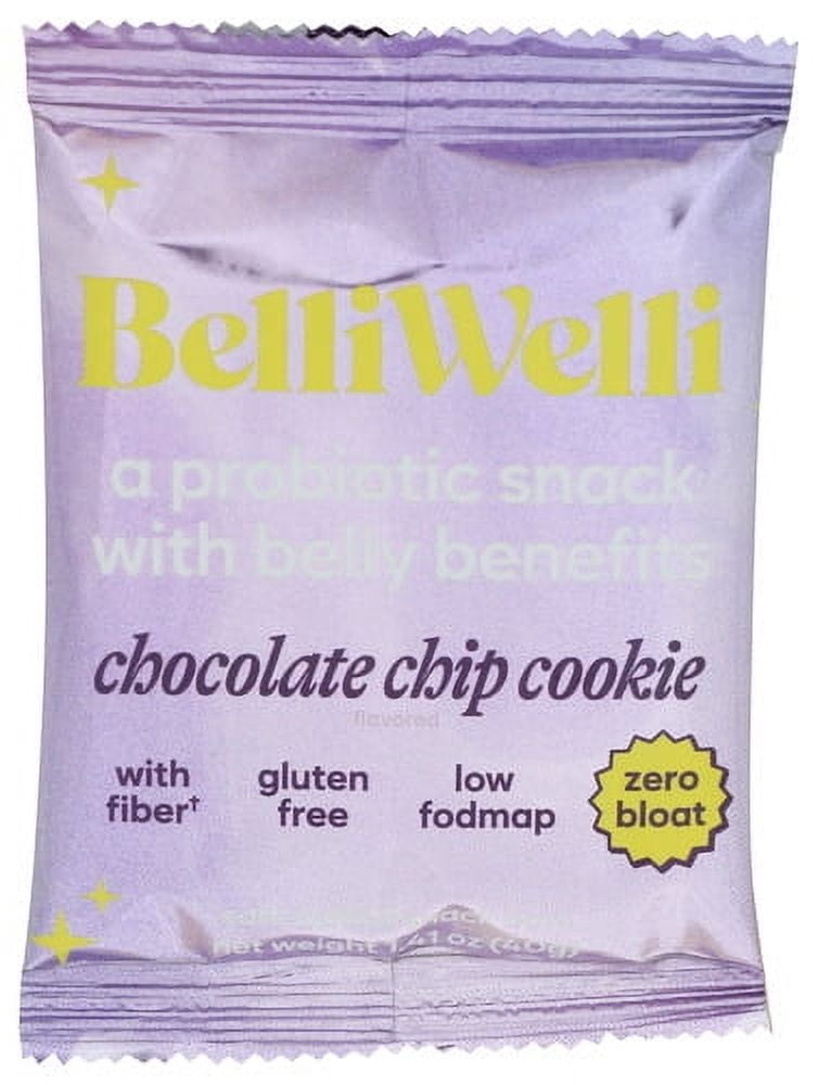 Belliwelli Chocolate Chip Cookie Snack Bar 1.41 oz (Pack Of 16 ...