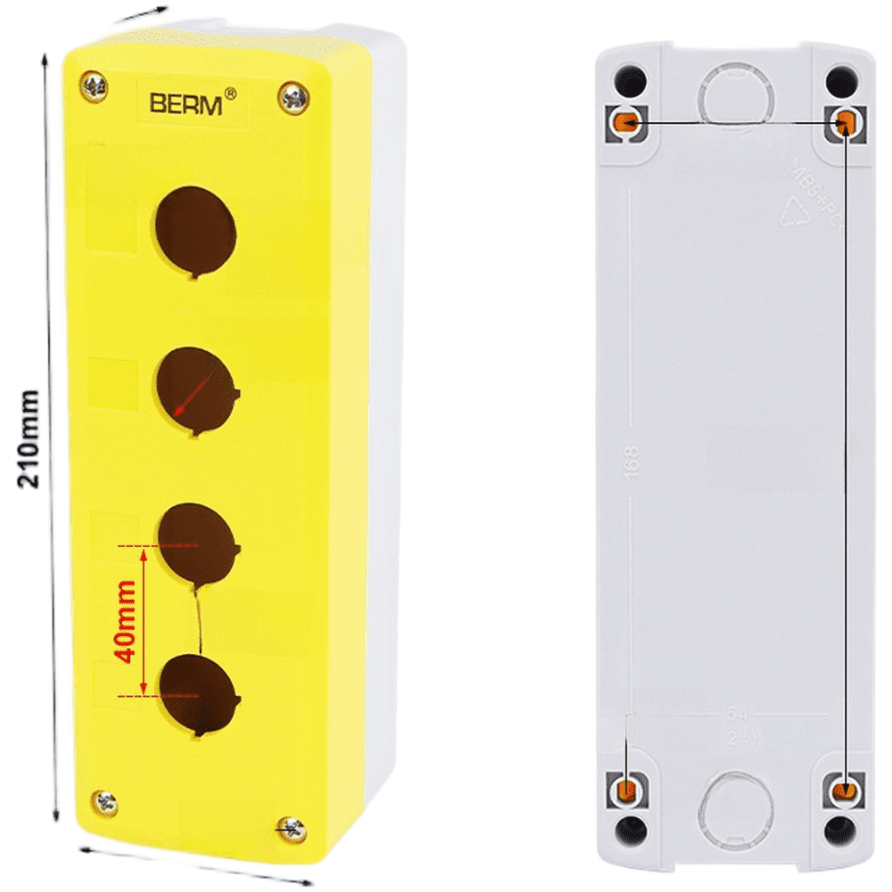 Bellmei Waterproof Push Button Switch Control Box Ip65 Industrial ...