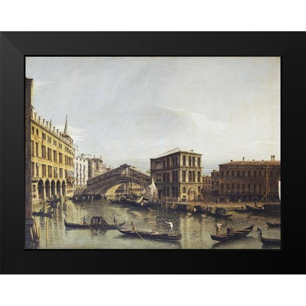 Bellotto, Bernardo 24x19 Black Modern Framed Museum Art Print Titled ...