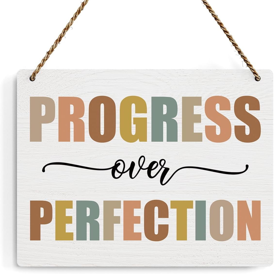 Bellowdeer Inspirational Quotes Wood Sign Wall Decor Art, Motivational ...