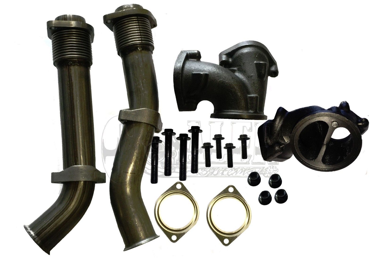 Bellowed Up Pipe Kit for Ford 99-03 7.3L Super Duty Turbo Diesel with ...