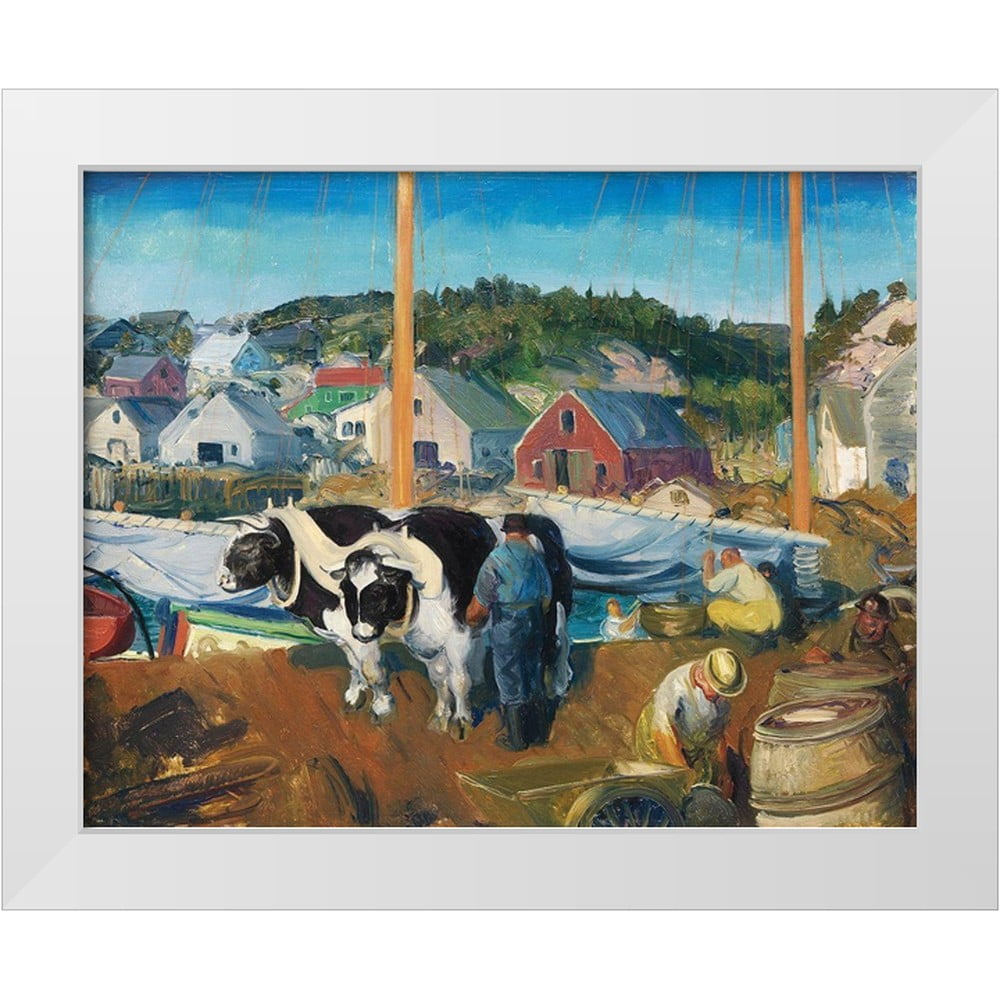 Bellows, George 14x12 White Modern Wood Framed Museum Art Print Titled ...