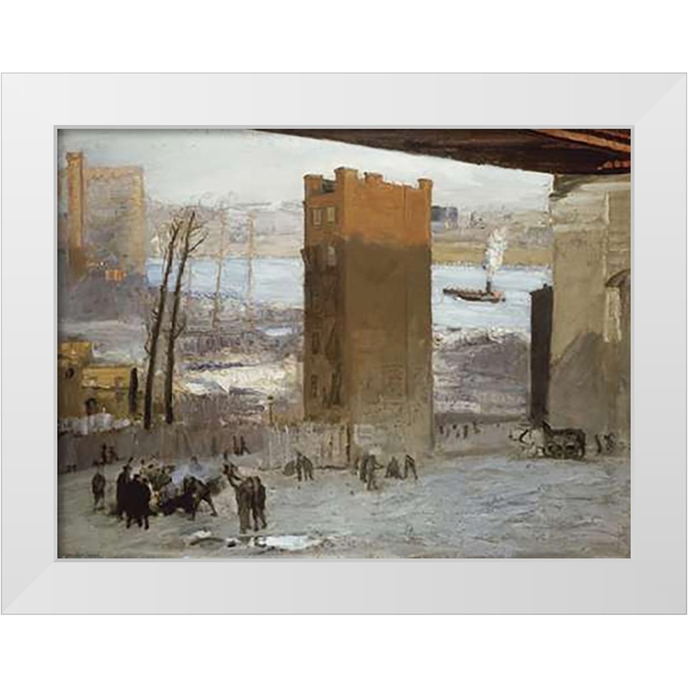 Bellows, George 14x12 White Modern Wood Framed Museum Art Print Titled ...