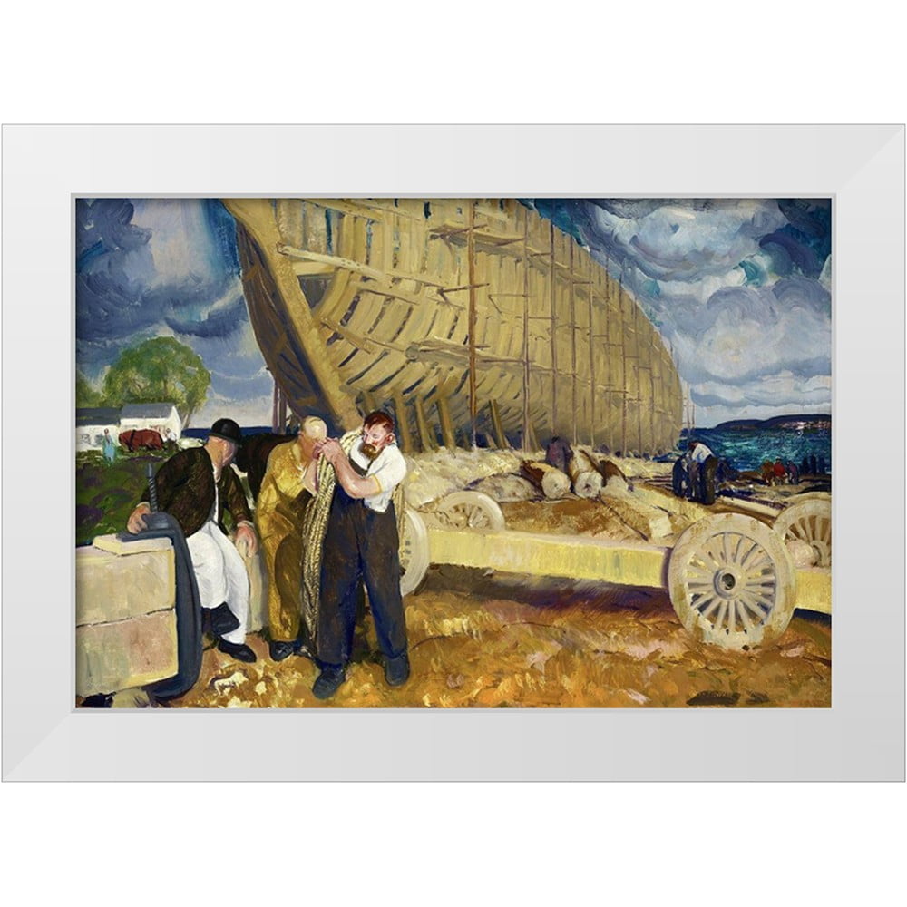 Bellows, George 18x13 White Modern Wood Framed Museum Art Print Titled ...