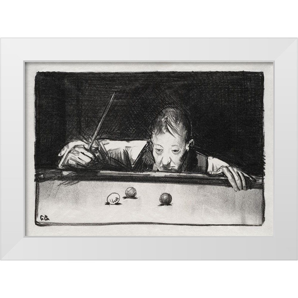 Bellows, George 18x14 White Modern Wood Framed Museum Art Print Titled ...