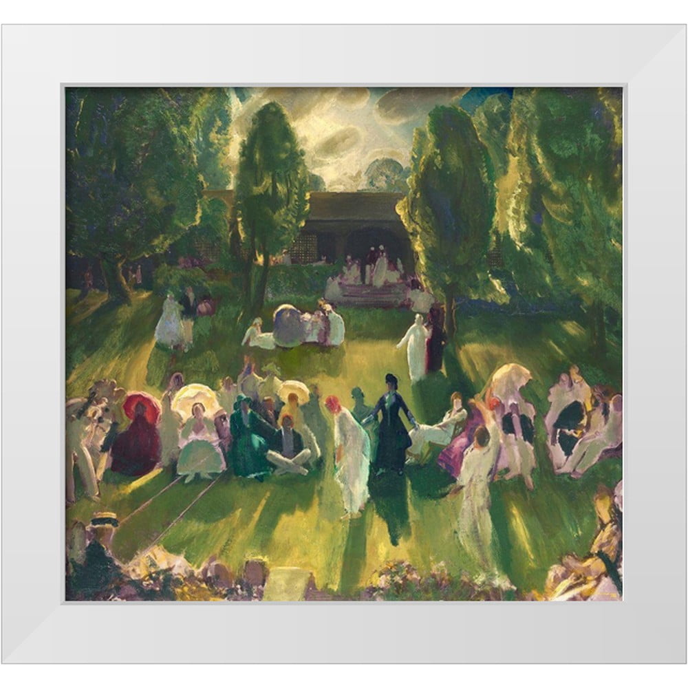 Bellows, George 21x20 White Modern Wood Framed Museum Art Print Titled ...