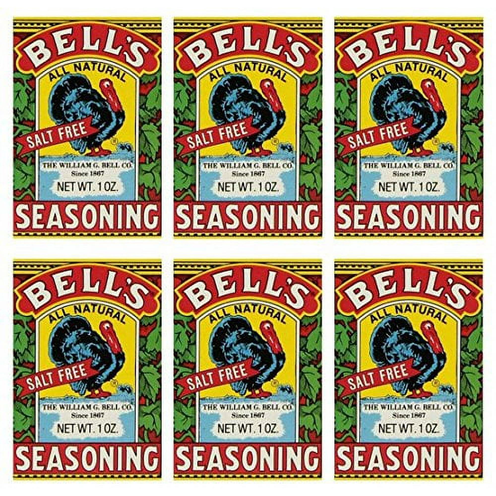 Bells All Natural Seasoning - 1 oz (Pack of 6) - Walmart.com