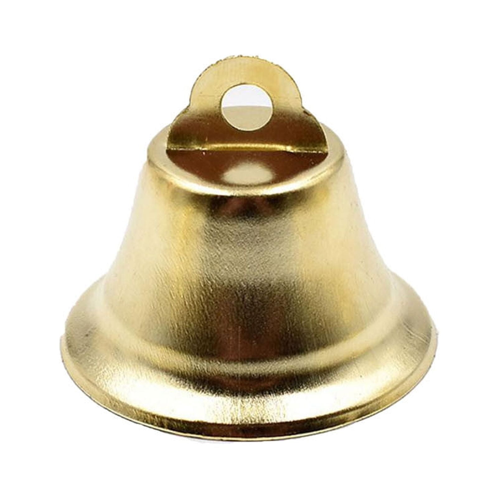 Bells Chimes Golden 100PCS Opening Horn Christmas Decoration Wind 10MM DIY Bell Home DIY (gold ...