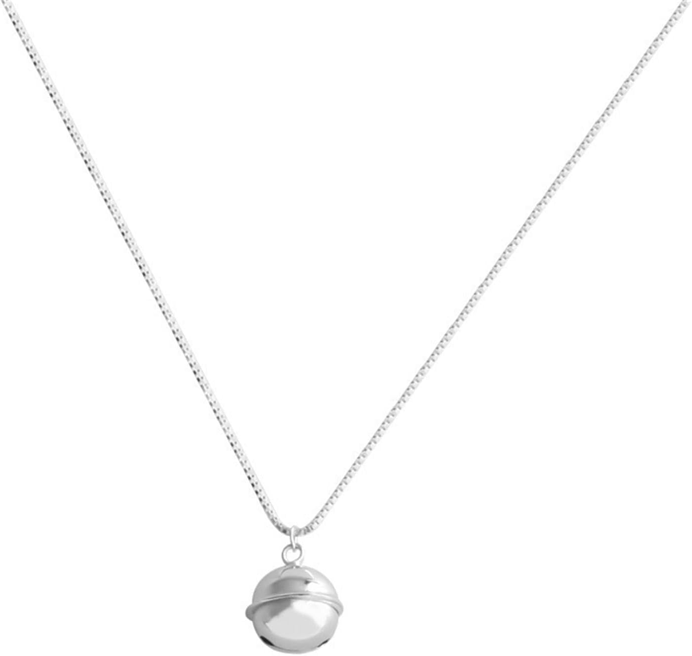 Bells Choker Necklace Silver Plated Vintage Small Jingle Bell Black ...