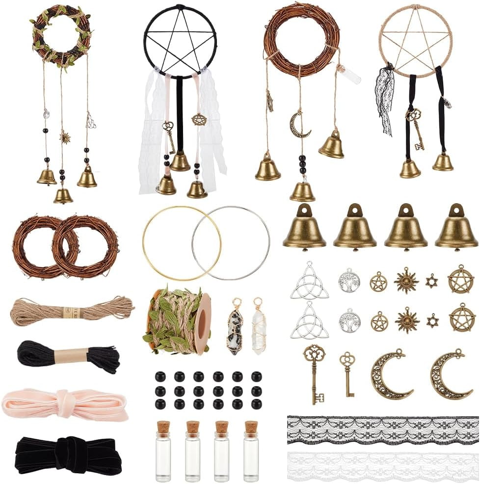 Bells for Door Knob Wind Chimes Wreath Hanging Bell Bells DIY Kit Magic ...