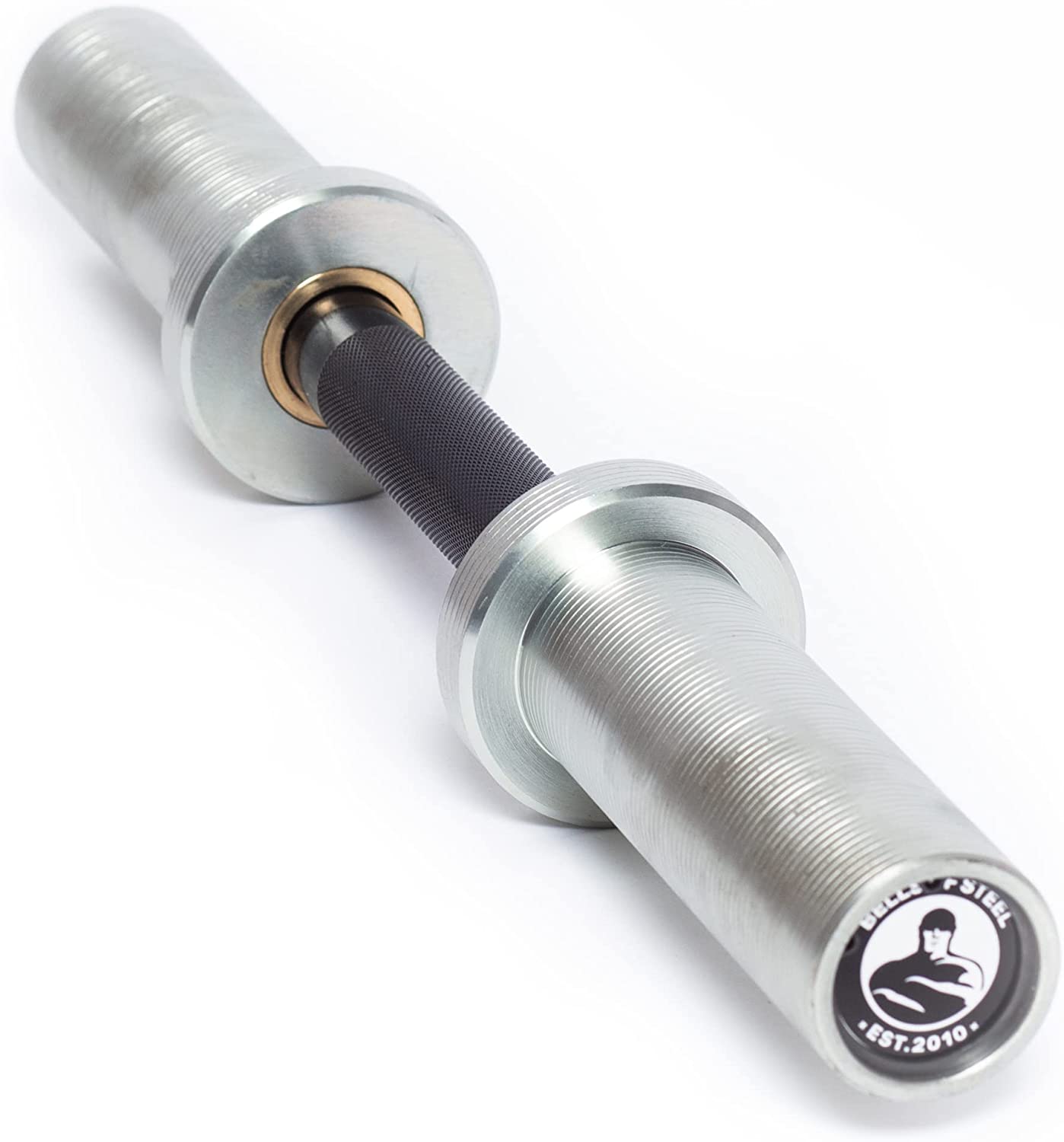 Bells of Steel Loadable Olympic Dumbbell Handle, Weight Plates Handle ...