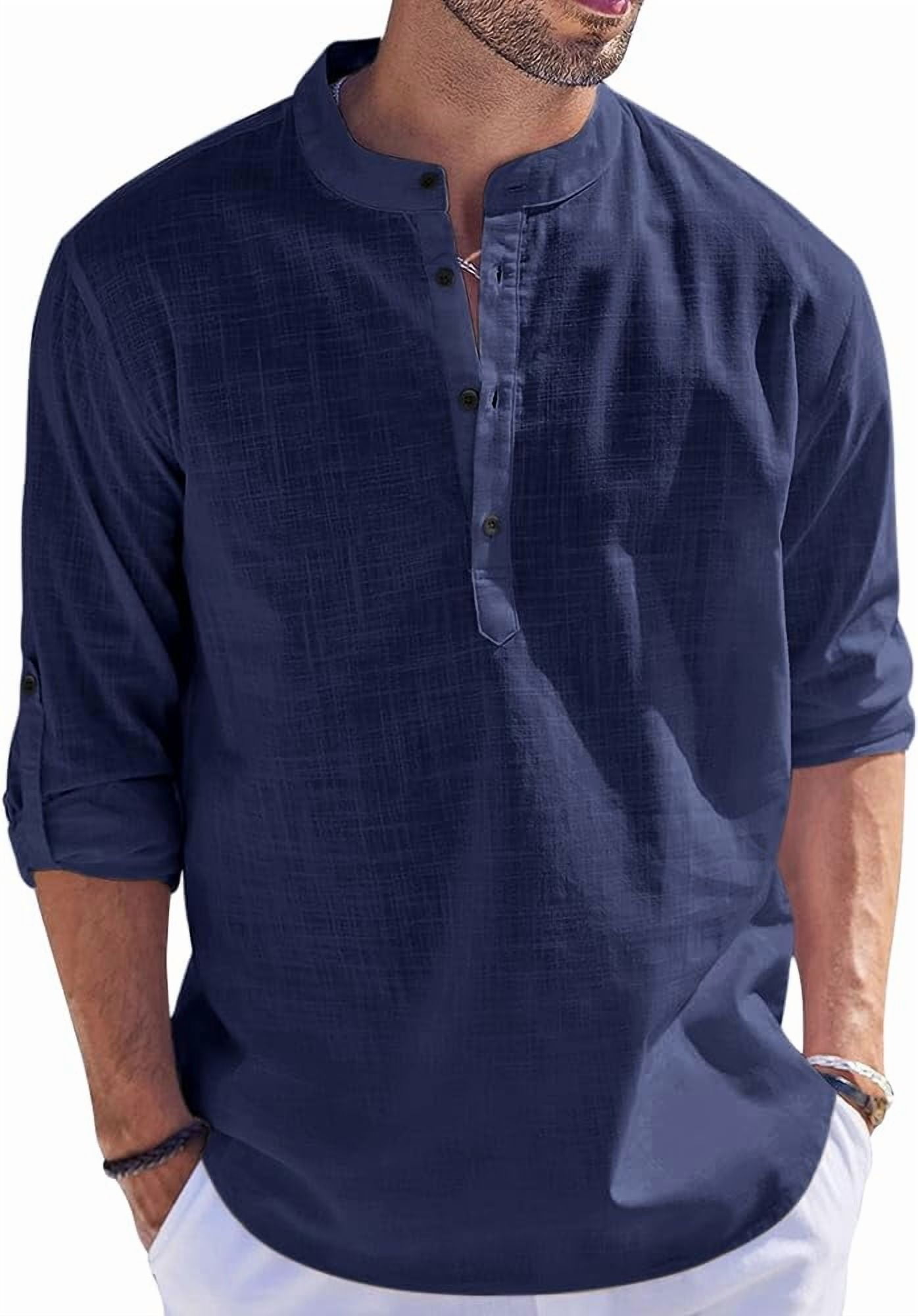 Bellstone Men'S Cotton Blend Solid Regular Kurta Shirt (Kurta1500 ...