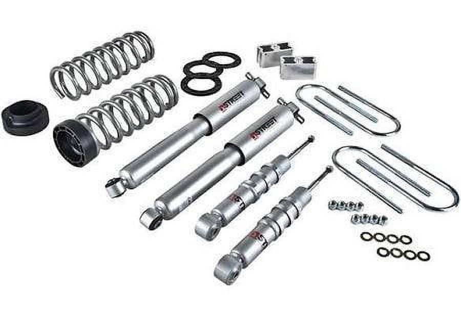 Belltech LOWERING KIT 16-18 Chevy Silverado 1500 2in Front/3in Rear w ...