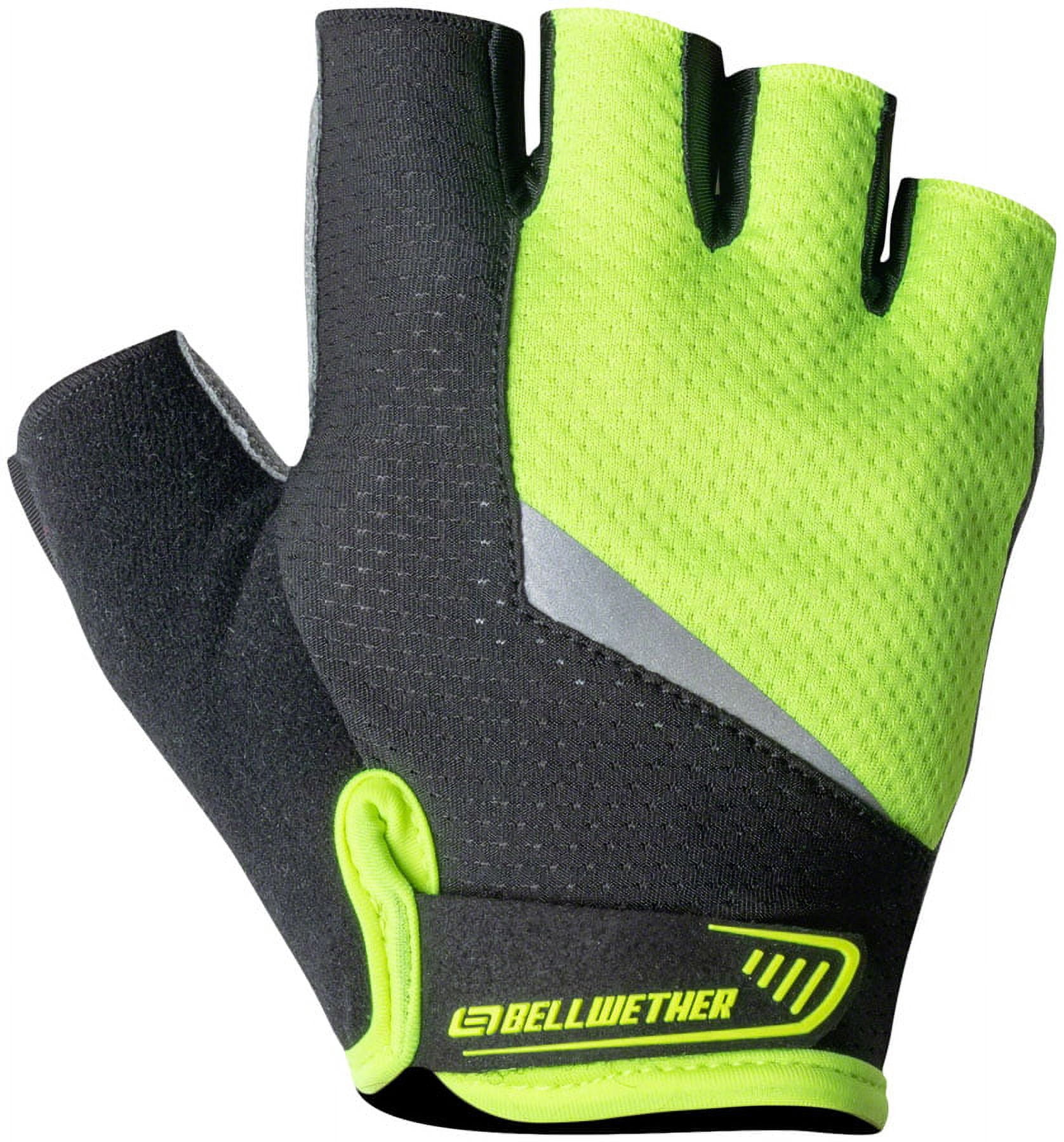Bellwether Ergo Gel Gloves - Hi-Vis, Short Finger, Men's, Medium - Walmart.com