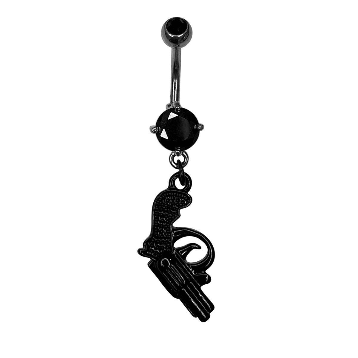 Gun belly button ring store