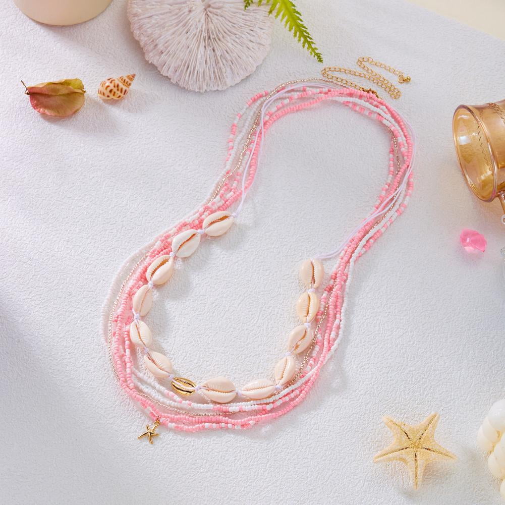 Belly Chain for Beach Summer Outfits, Layered Waist Chain with Glass ...