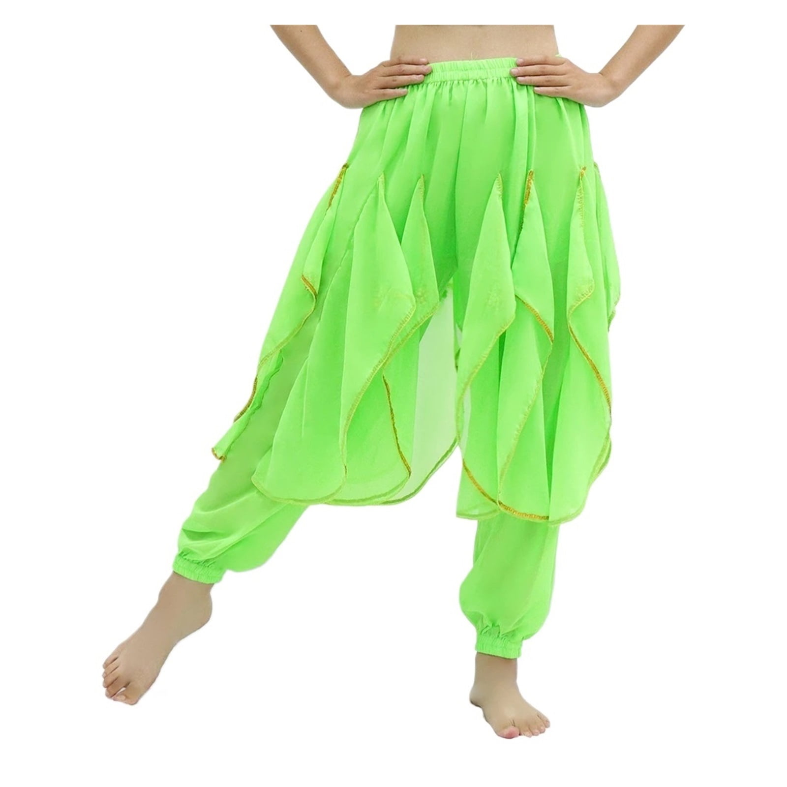 Belly Dance Costume Chiffon Harem Pants Halloween Lantern Pants With ...
