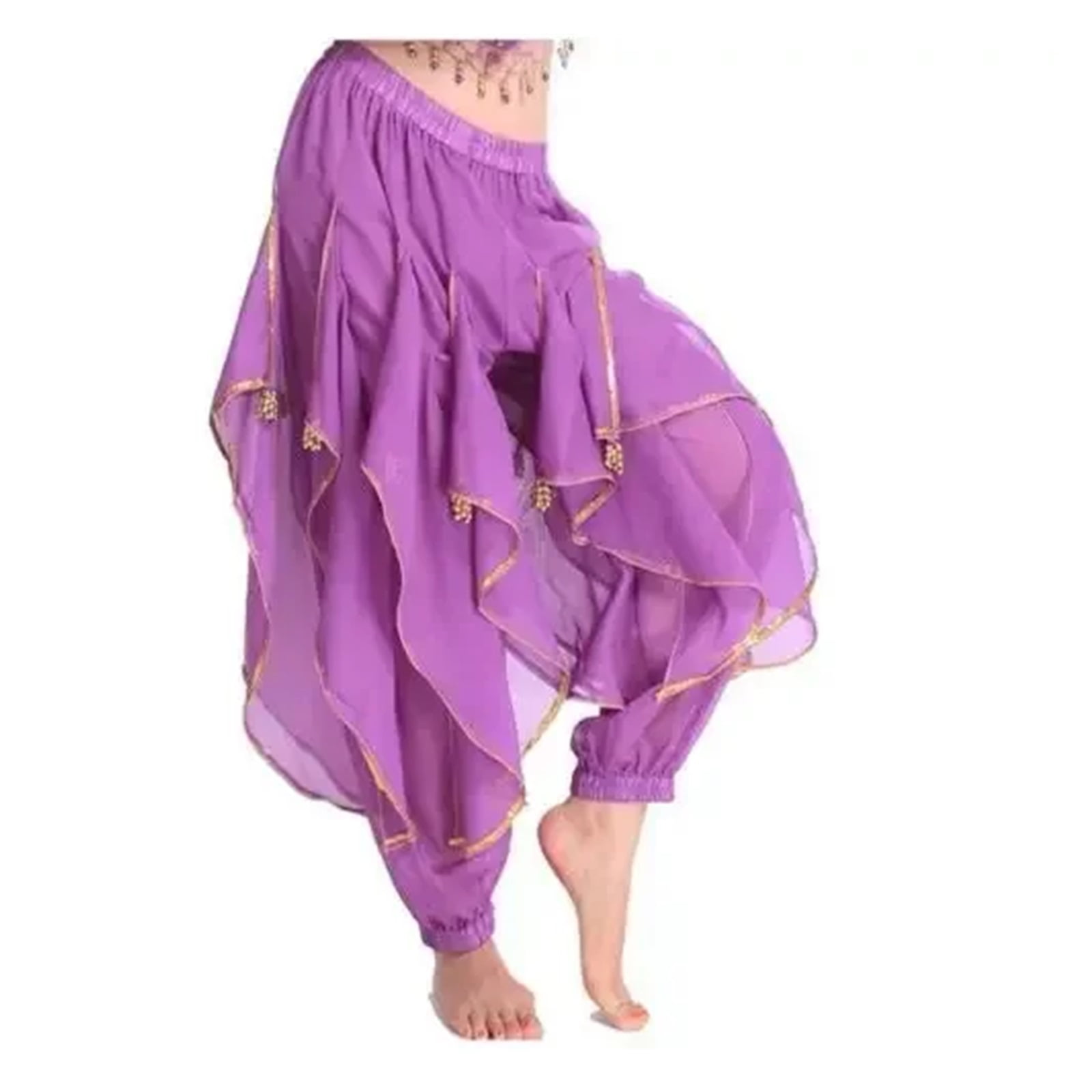 Belly Dance Costume Chiffon Harem Pants Halloween Lantern Pants With ...