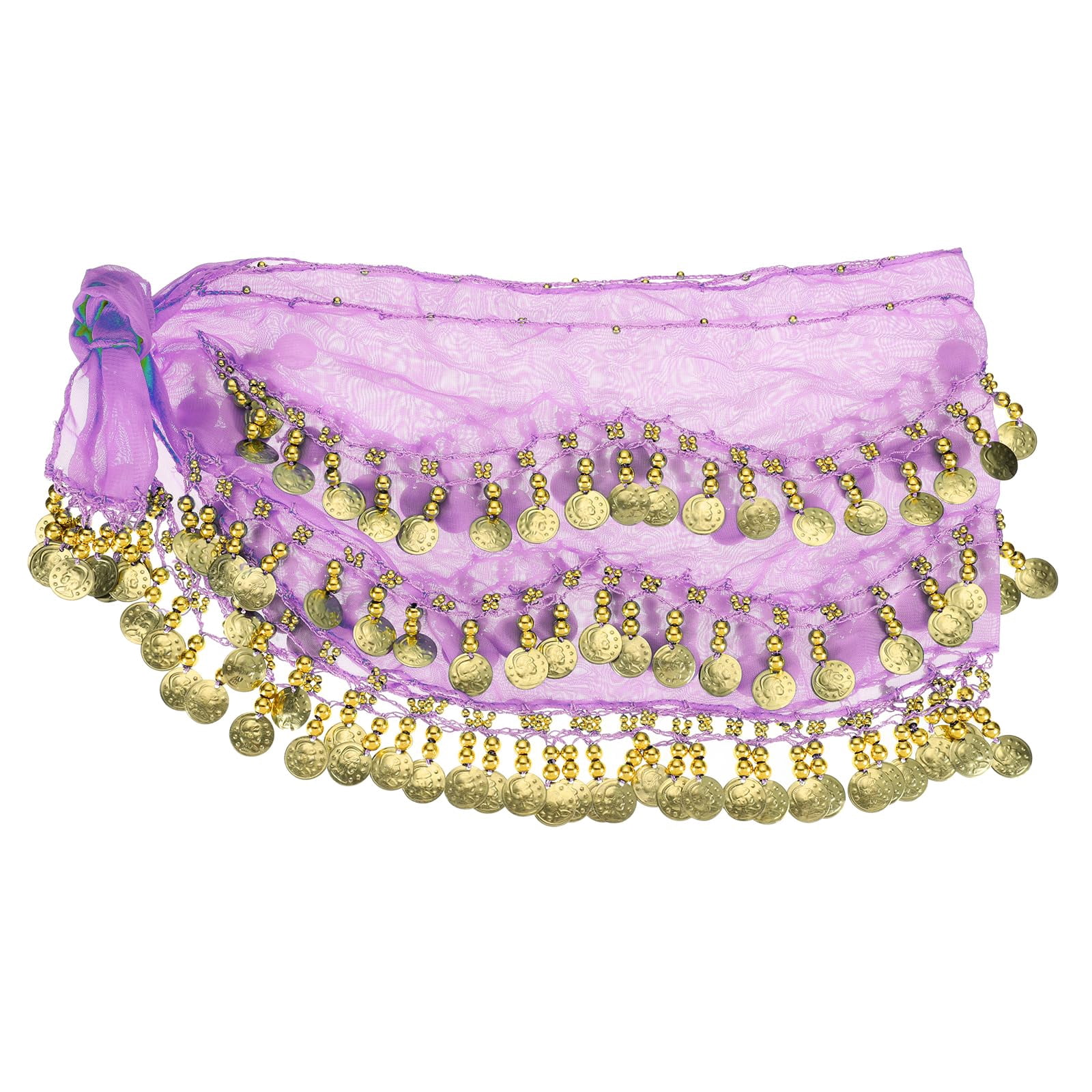 Belly Dance Hip Scarf 57" x 11", Women's Belly Dance Costume Skirt Wrap ...