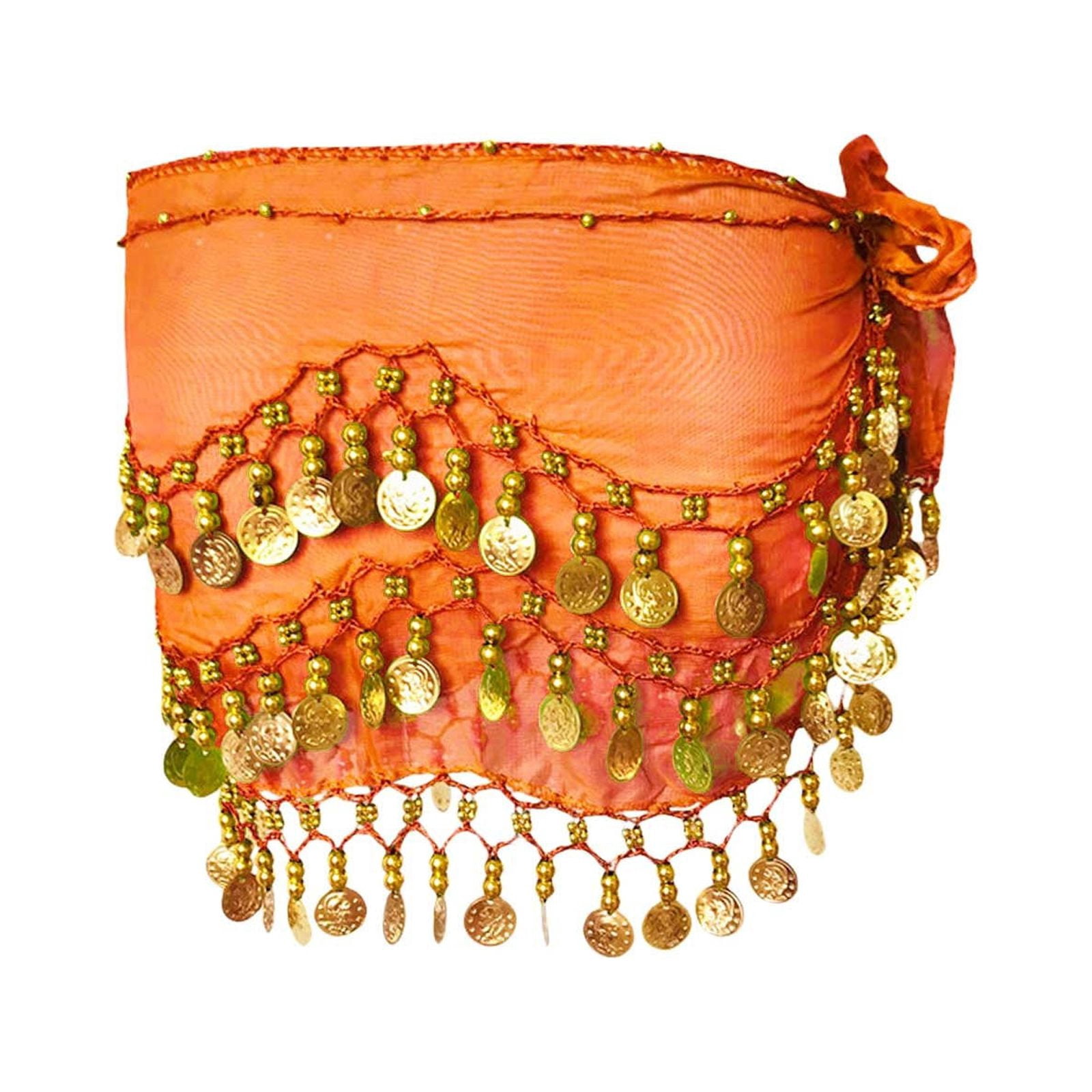 Belly Dance Hip Scarf, Women's Trendy Chiffon Belly Lightweight Dancing ...