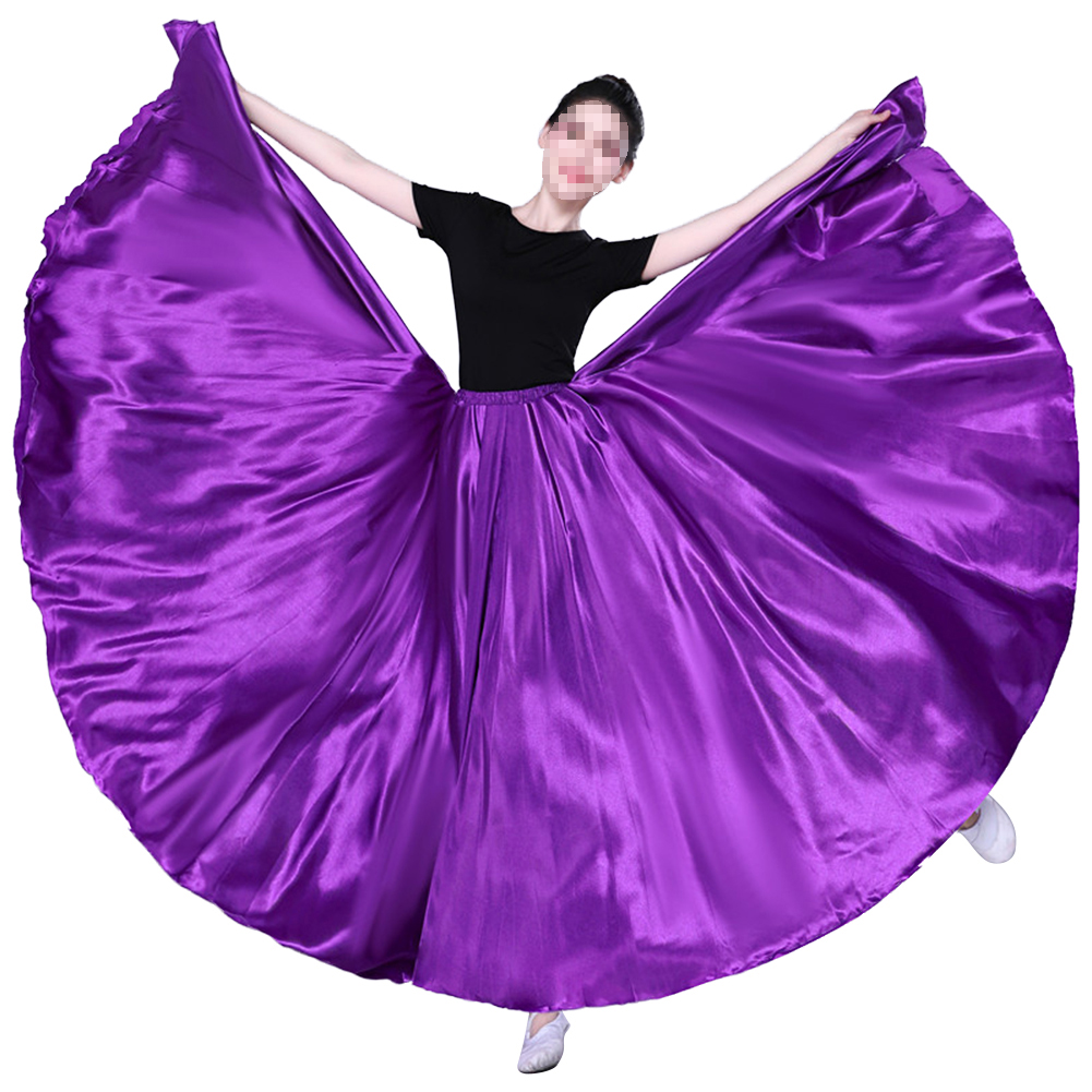 Belly Dance Long Skirt Dance Bustle Oversize Skirts for Women Elegant ...
