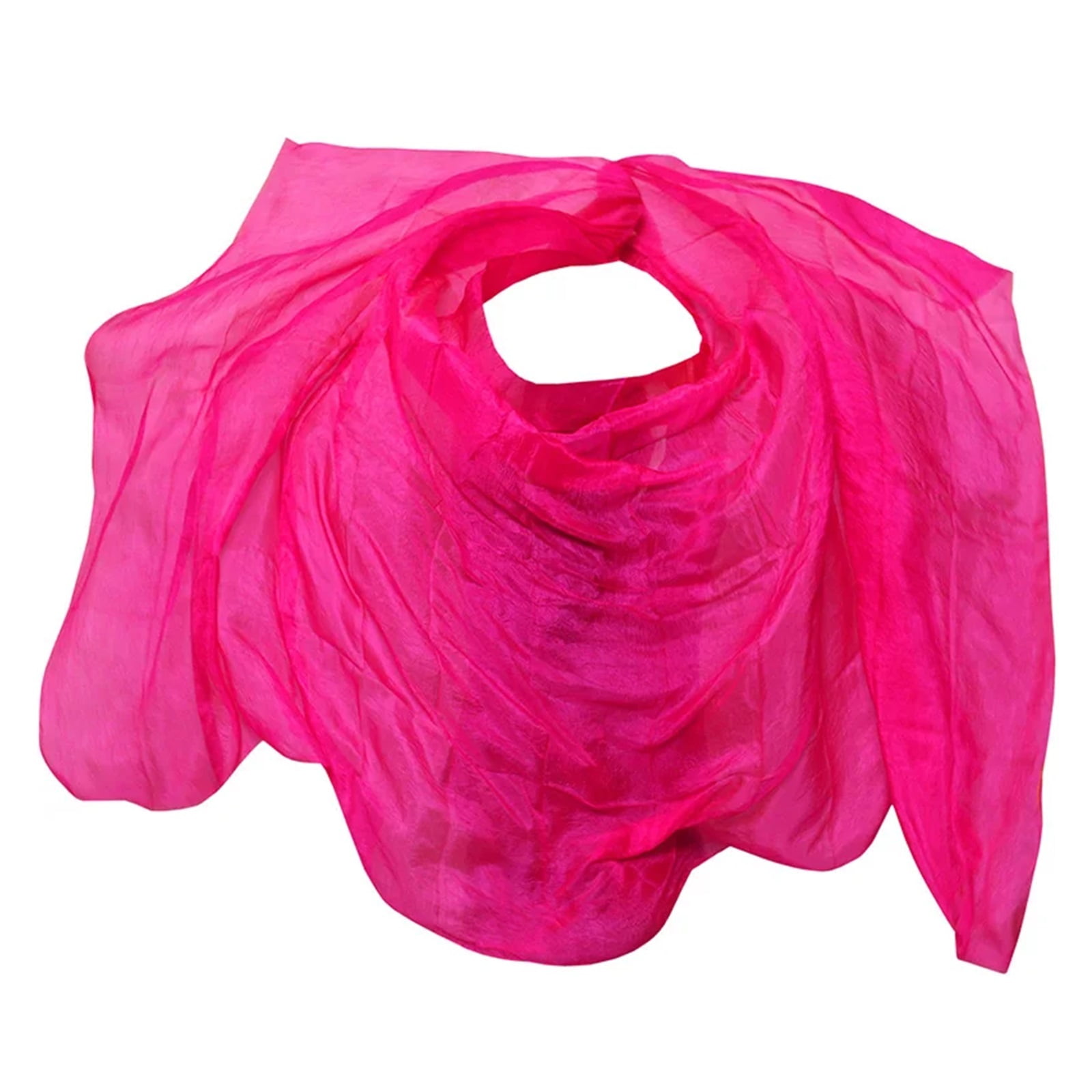 Belly Dance Silk Veil Gradient Shawl Performance Scarf Hand Made Real ...